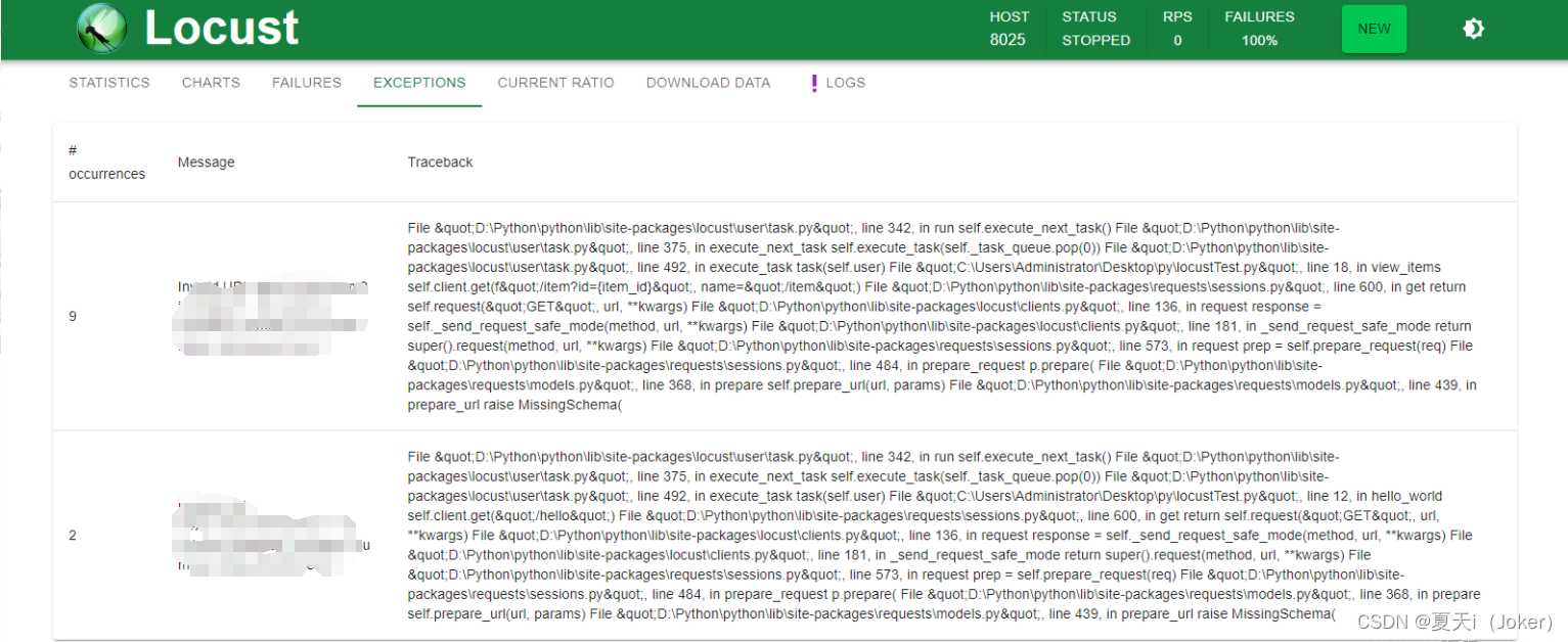 Locust - API压测_locust接口压测-CSDN博客
