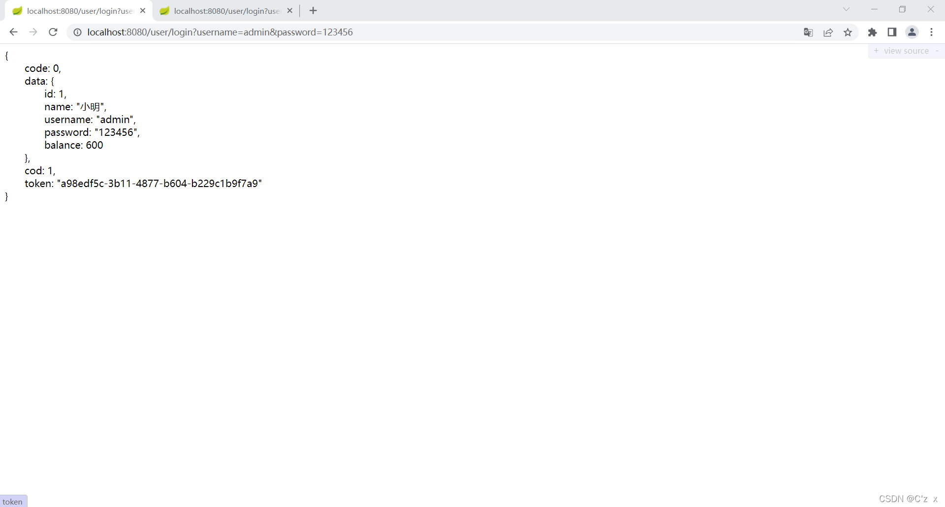 SpringBoot实现token登录_springboot token登录-CSDN博客