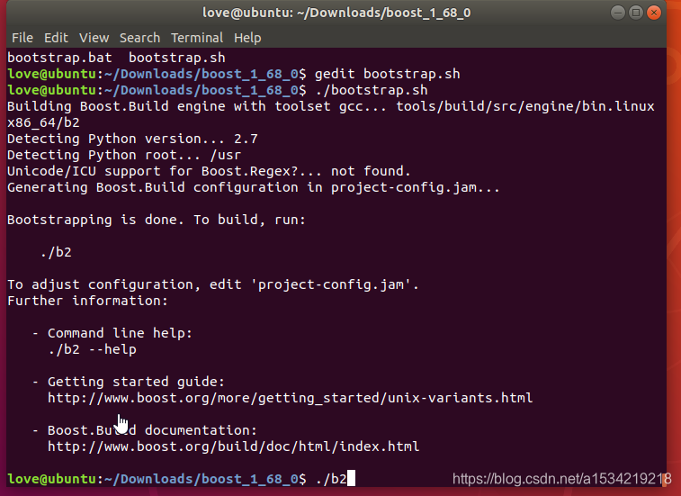 Ubuntu 搭建boost开发环境_ubuntu boost配置环境变量-CSDN博客