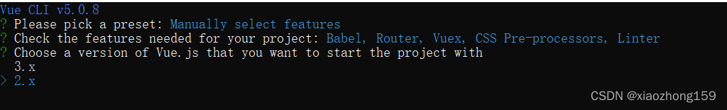 Vue-cli创建Vue2项目中的各步骤配置解析_创建vue2 cli-CSDN博客