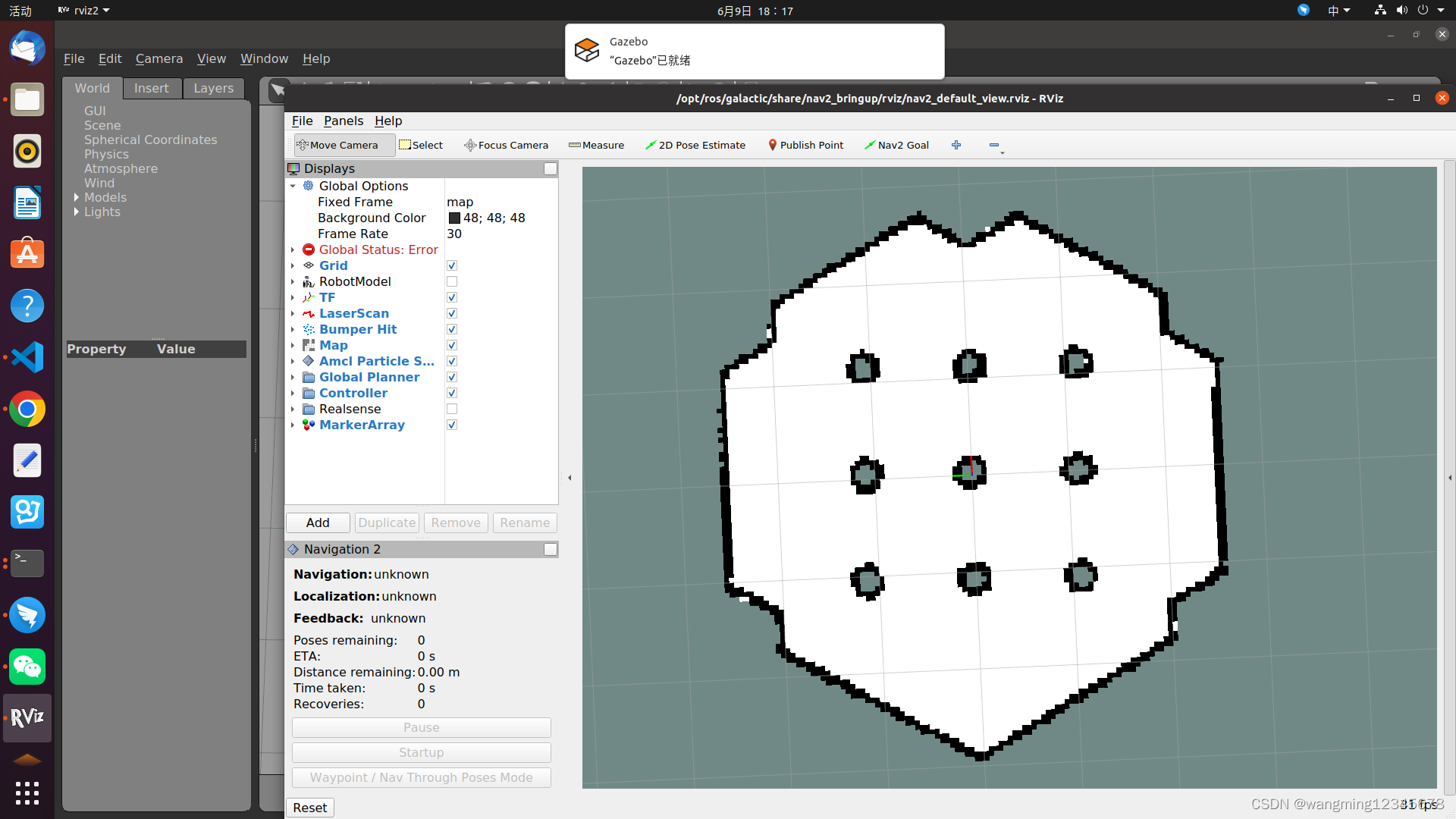 执行ros2 launch nav2_bringup tb3_simulation_launch.py效果异常_ros2 navigation2 面板是灰色-CSDN博客