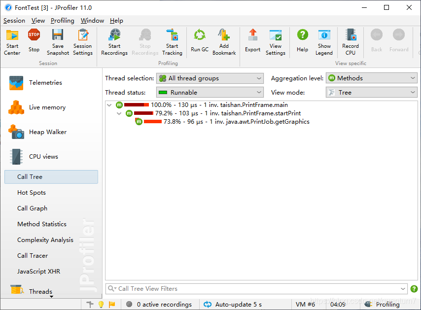 JProfiler分析CPU占用实用教程_jprofiler使用教程-CSDN博客