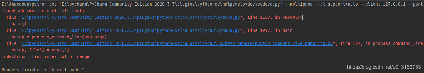 Pycharm Traceback (most recent call last):-CSDN博客