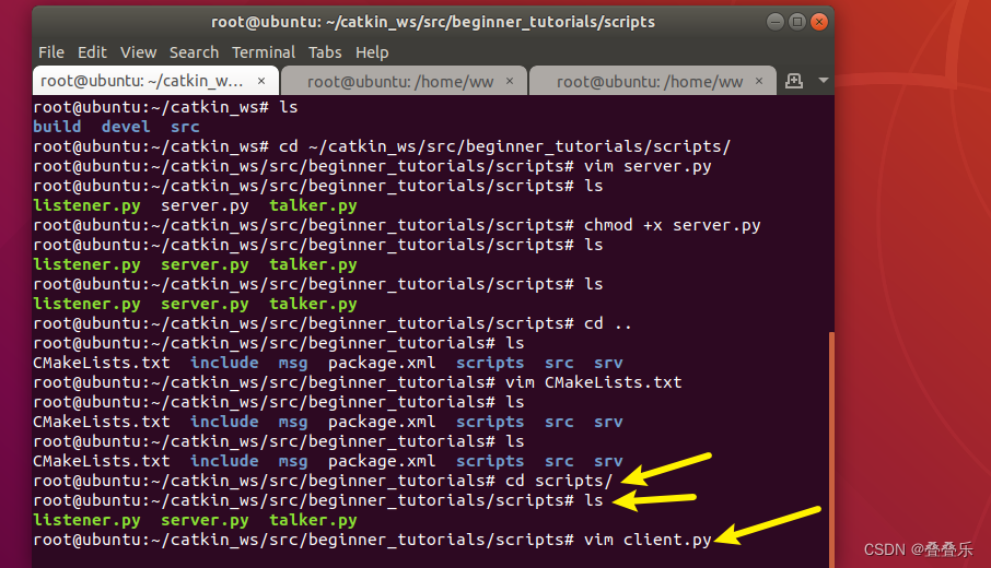 编写 ROS 服务节点 Service 和 Client(python/C++)(六)_ros python service-CSDN博客