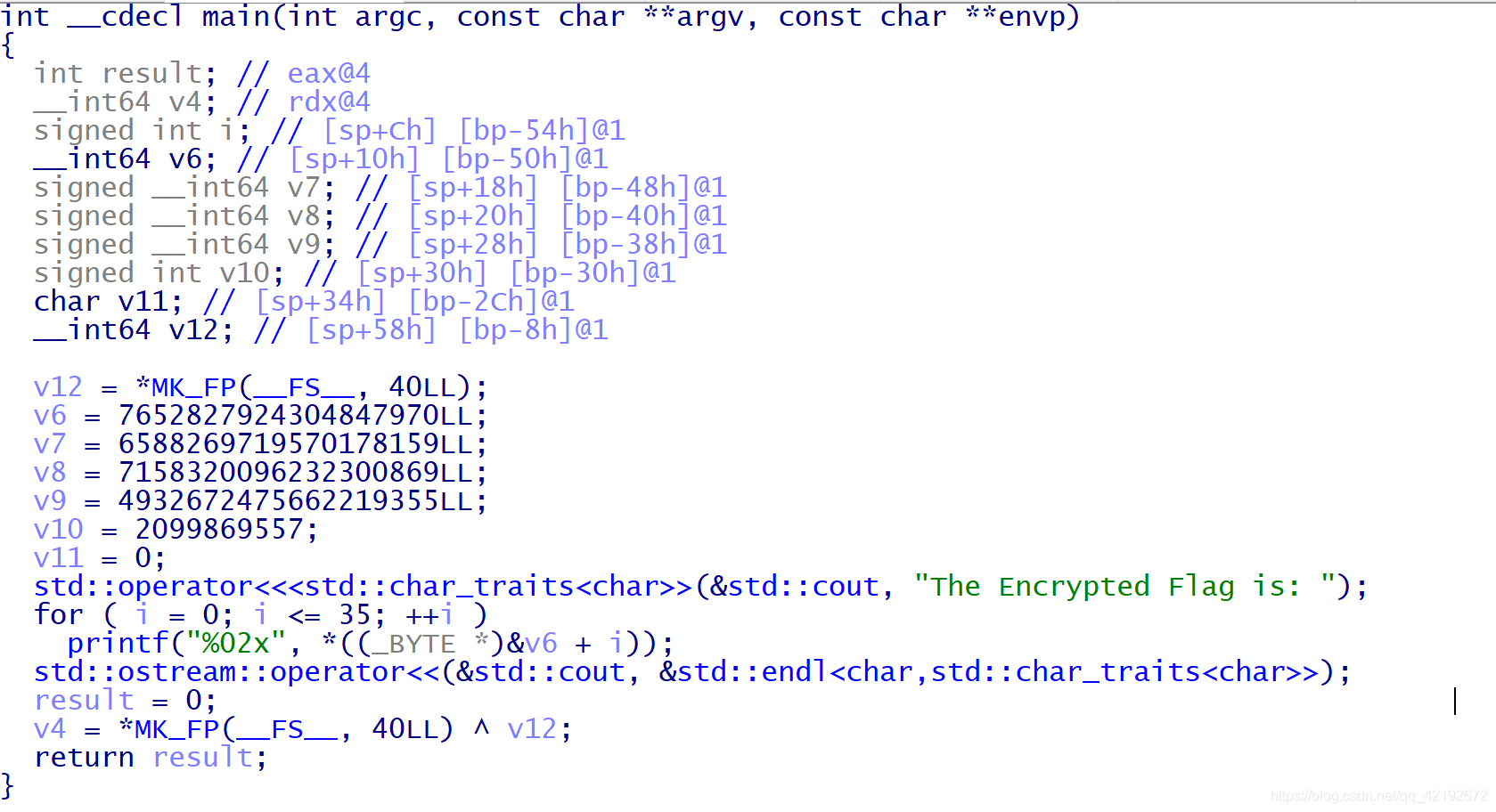 cgctf RE 480小时精通C++-CSDN博客