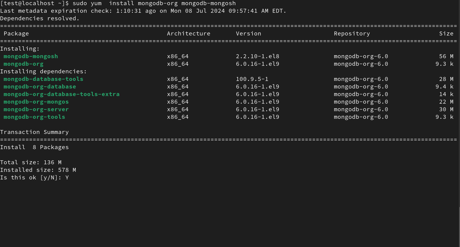 Rocky 9.4中安装mongodb数据库_rocky linux安装mongodb-CSDN博客