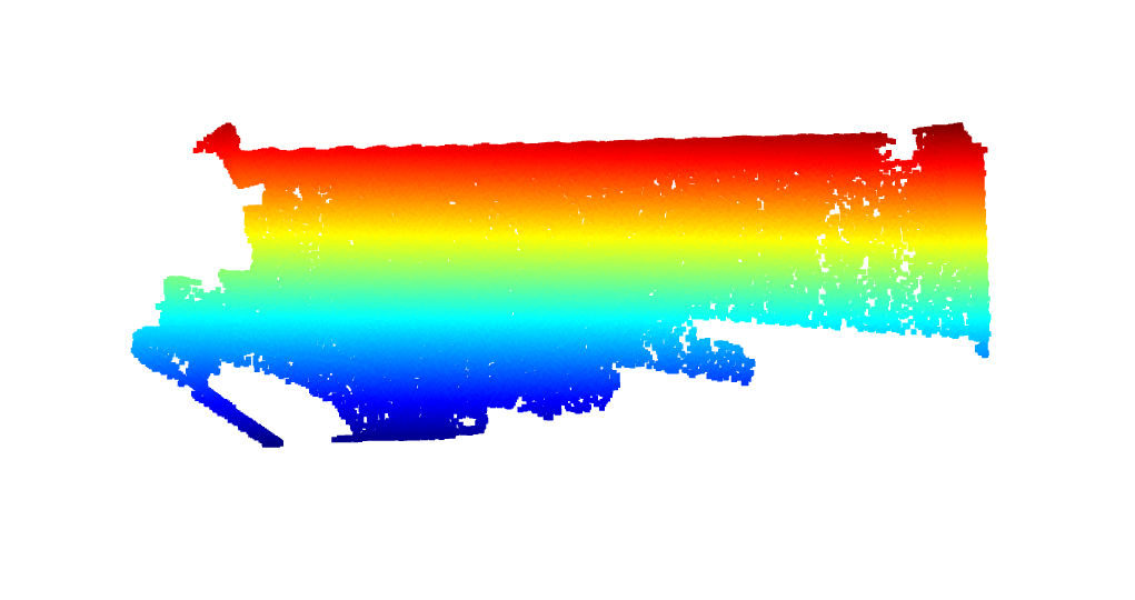 Open3d 点云投影到 xoy yoz 平面最简单的方式(附python 代码)_python open3d怎么生成平面投影-CSDN博客