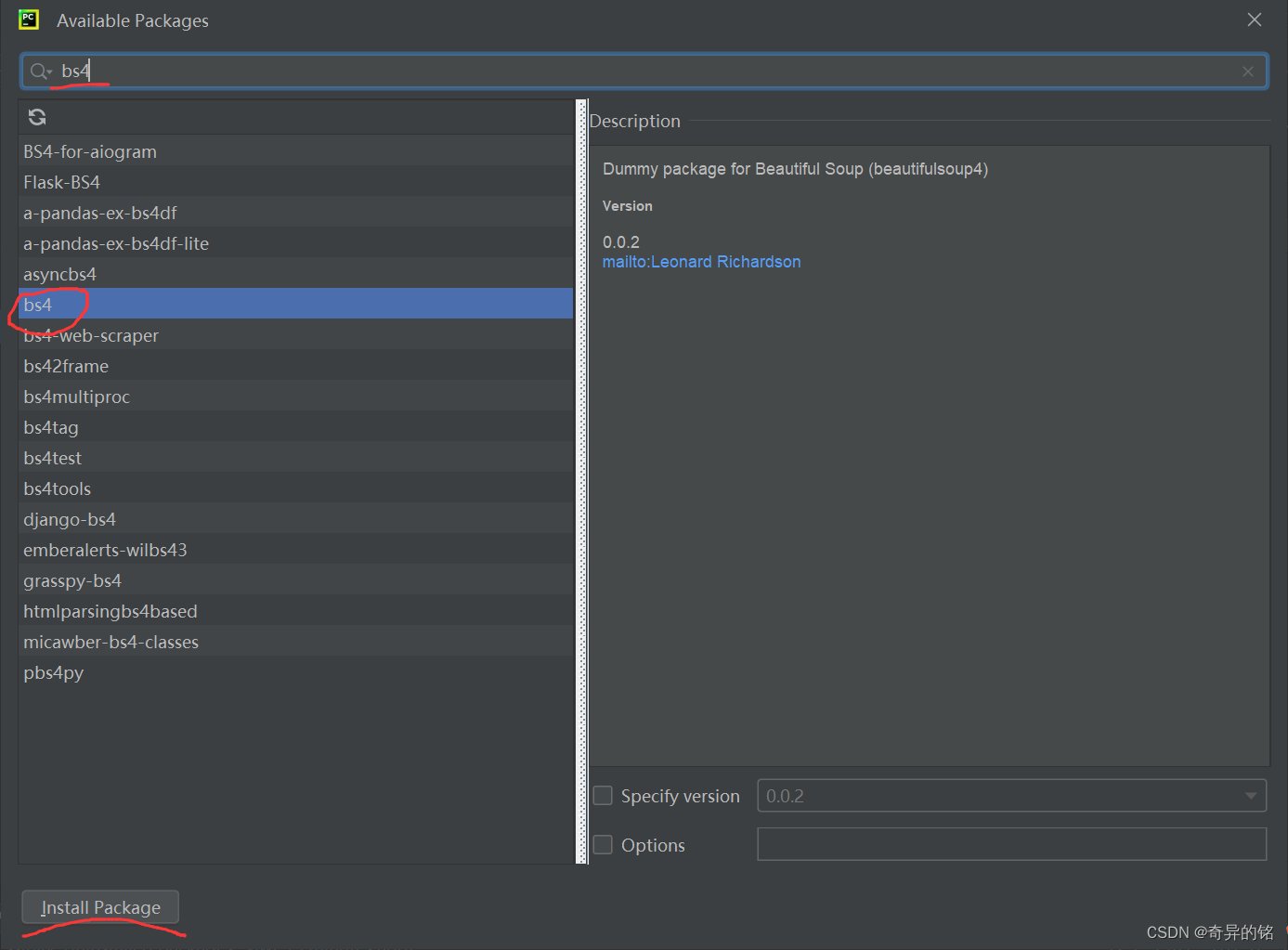 Python遇到No module named ‘bs4‘（No module named ‘xlwt‘）_no module named 'bs4-CSDN博客