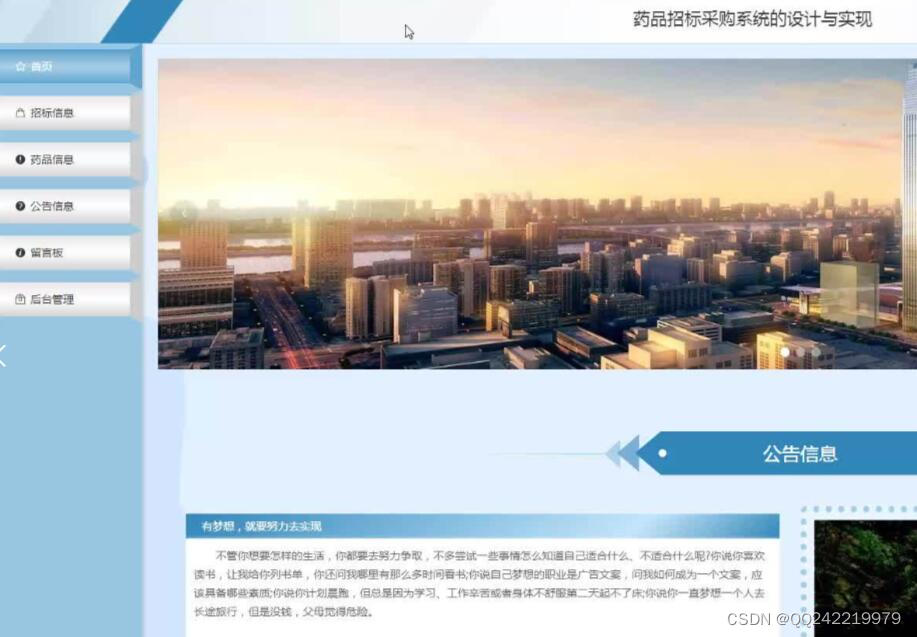 Vuepython医院药品招标投标采购系统的django设计与实现基于 Python 的招标管理系统设计与实现 Csdn博客