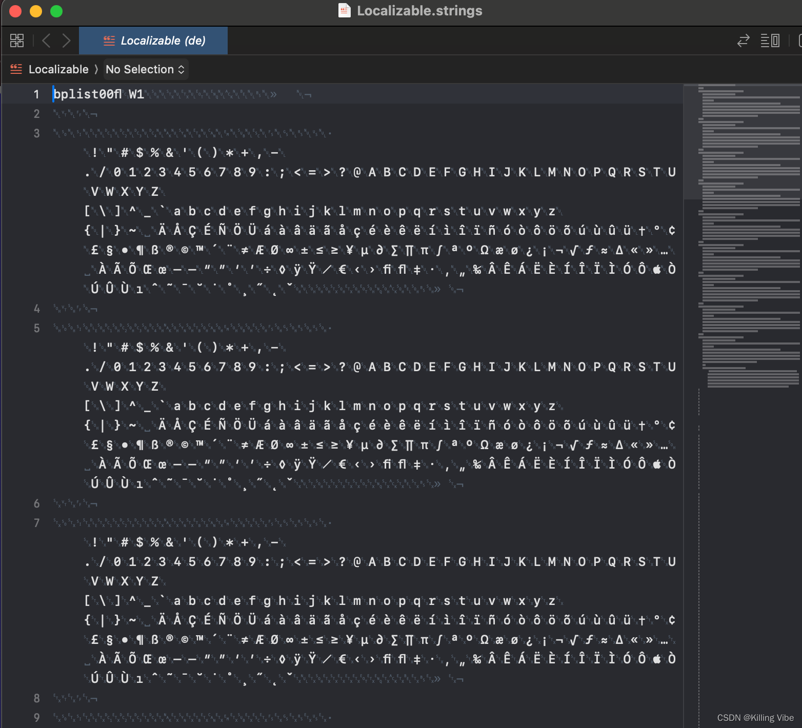 Localization.strings文件显示乱码_localizable乱码-CSDN博客
