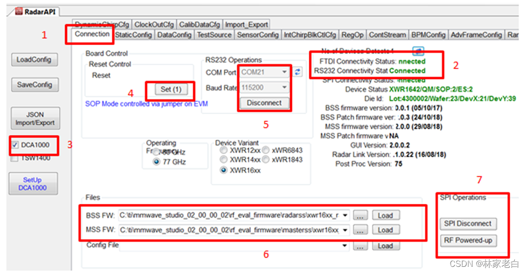 DCA1000EVM使用指南_iwr1642 + dca1000说明资料-CSDN博客