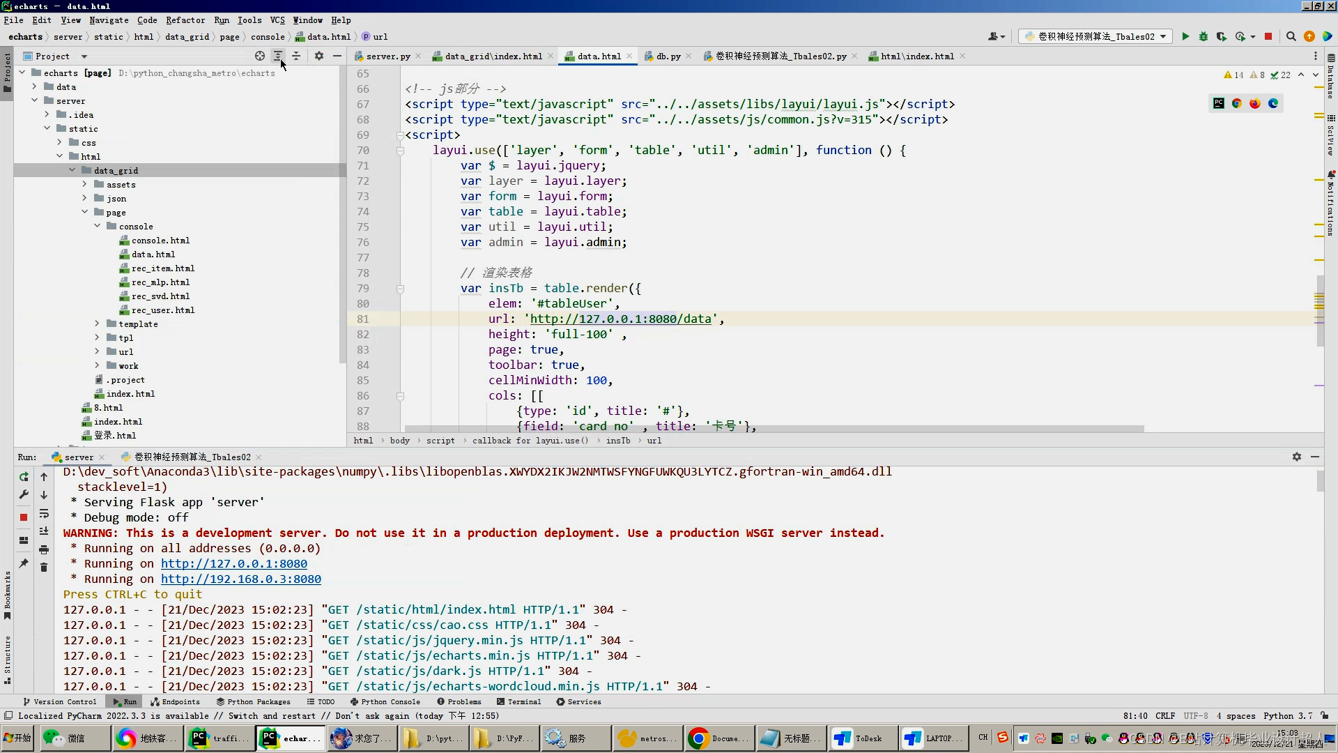 大数据毕业设计pythonflask地铁客流量可视化 地铁客流量预测 交通大数据 地铁客流量大数据 交通可视化 计算机毕业设计python地铁客流预测 Csdn博客