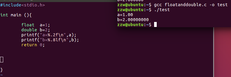 c语言-float和double的输出区别_c print double float-CSDN博客