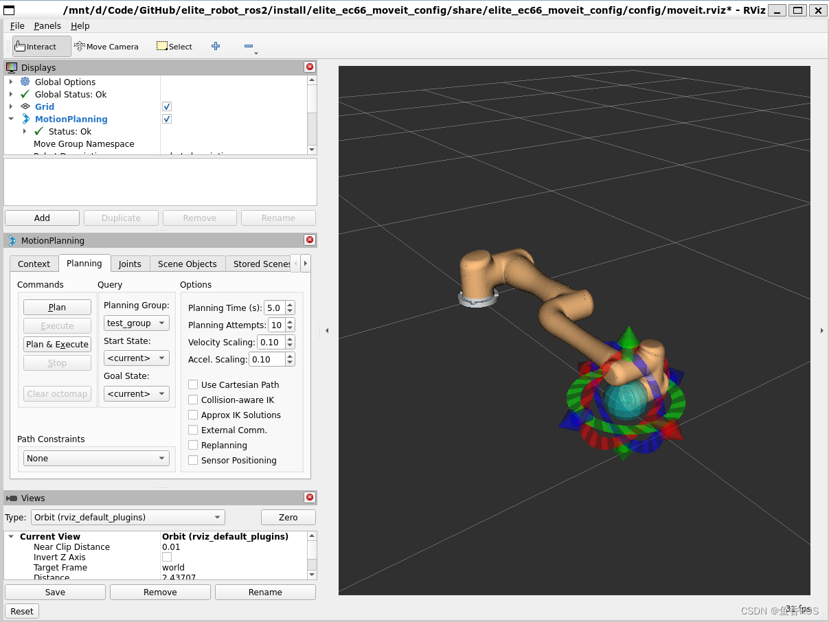 动手学Moveit2 | 运行配置好的机械臂功能demo_python humble moveit2-CSDN博客