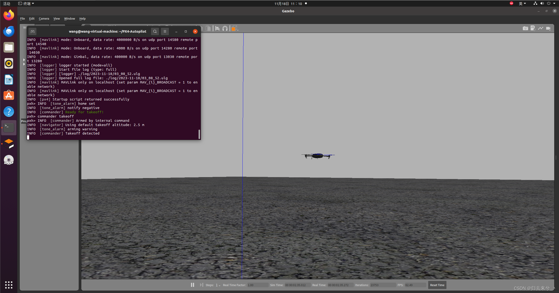Ubuntu20.04安装ROS1+PX4+MAVROS+QGC_ubuntu20.04 qgc安装教程-CSDN博客