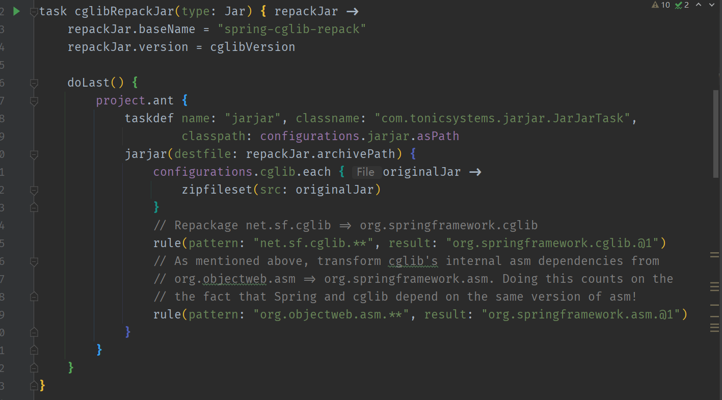 spring源码缺失spring-cglib-repack和spring-objenesis-repack的问题-CSDN博客