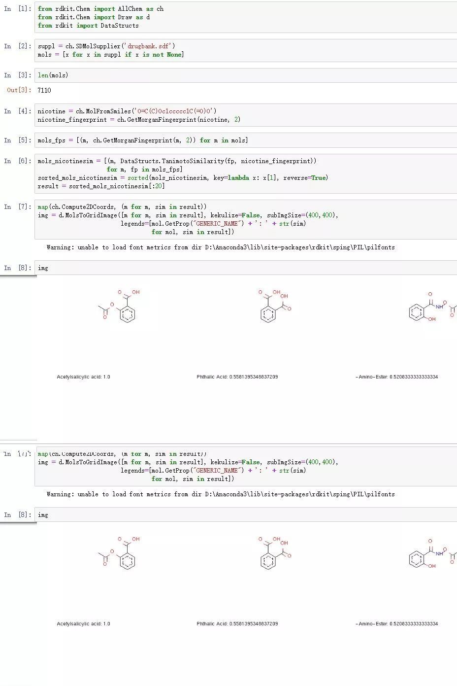 RDKit：化合物相似性搜索-CSDN博客