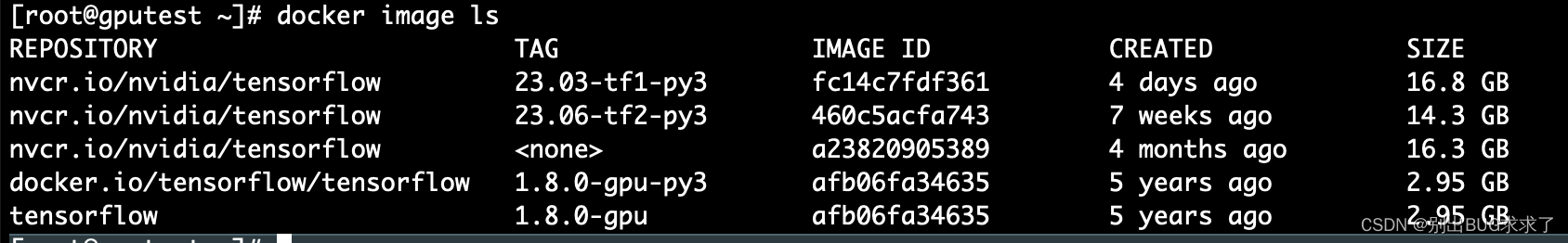tensorflow 1.15 gpu docker环境搭建；Nvidia Docker容器基于TensorFlow1.15测试GPU；——全流程应用指南-CSDN博客