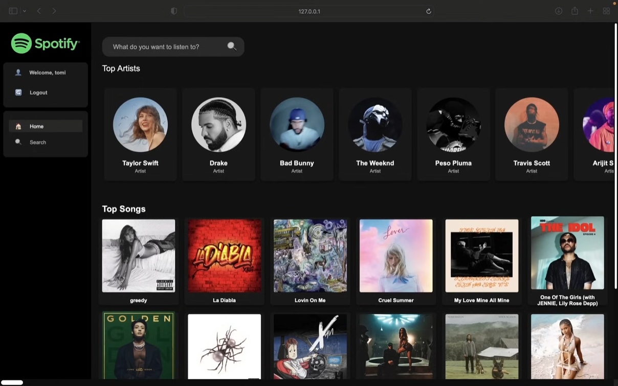【Django项目】 音乐网站spotify复刻_spotify django-CSDN博客