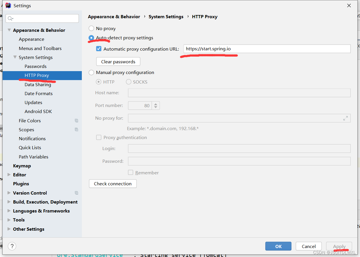 IDEA创建新的Spring项目时 Initialization failed for ‘https://start.spring.io’ Please ch_idea 使用spring ...