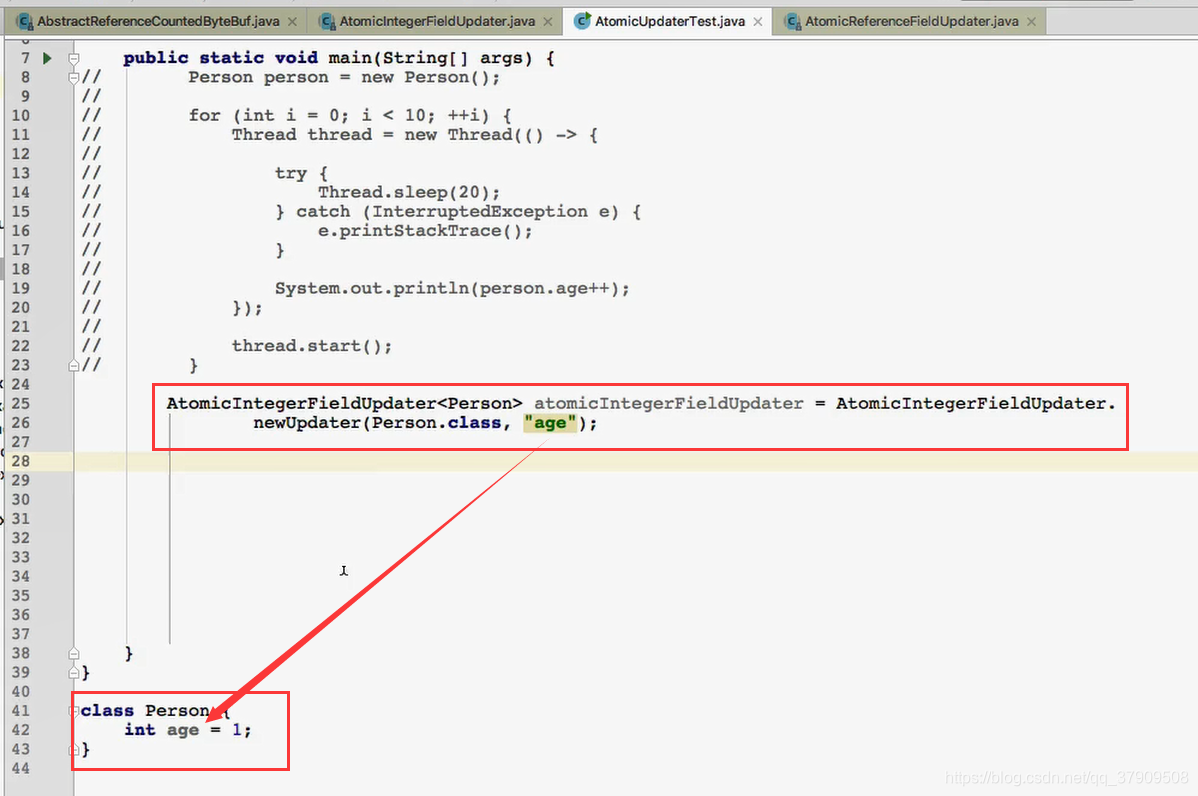 Netty的深入浅出--78.AtomicIntegerUpdater深入理解和AtomicIntegerUpdater简单实例_netty atomicintegerfieldupdater ...