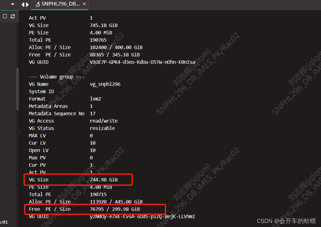 针对var/mapper/vg snph1296-Logvolo1空间告警处理方法-CSDN博客