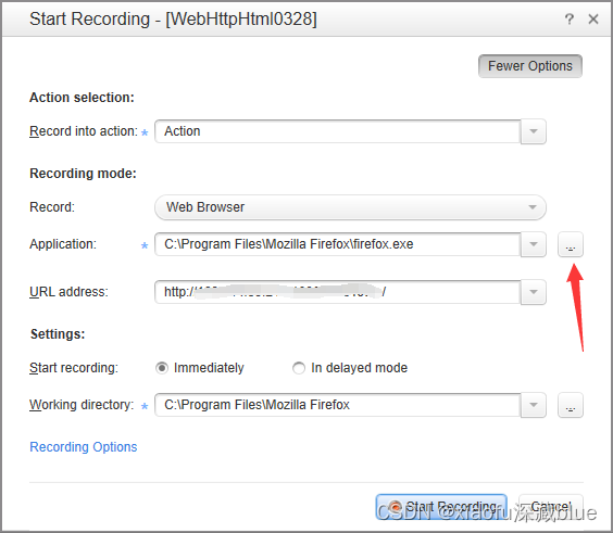 loadrunner录制脚本为空Action为空的解决办法（loadrunner12+win10）_loadrunner录制后没代码-CSDN博客