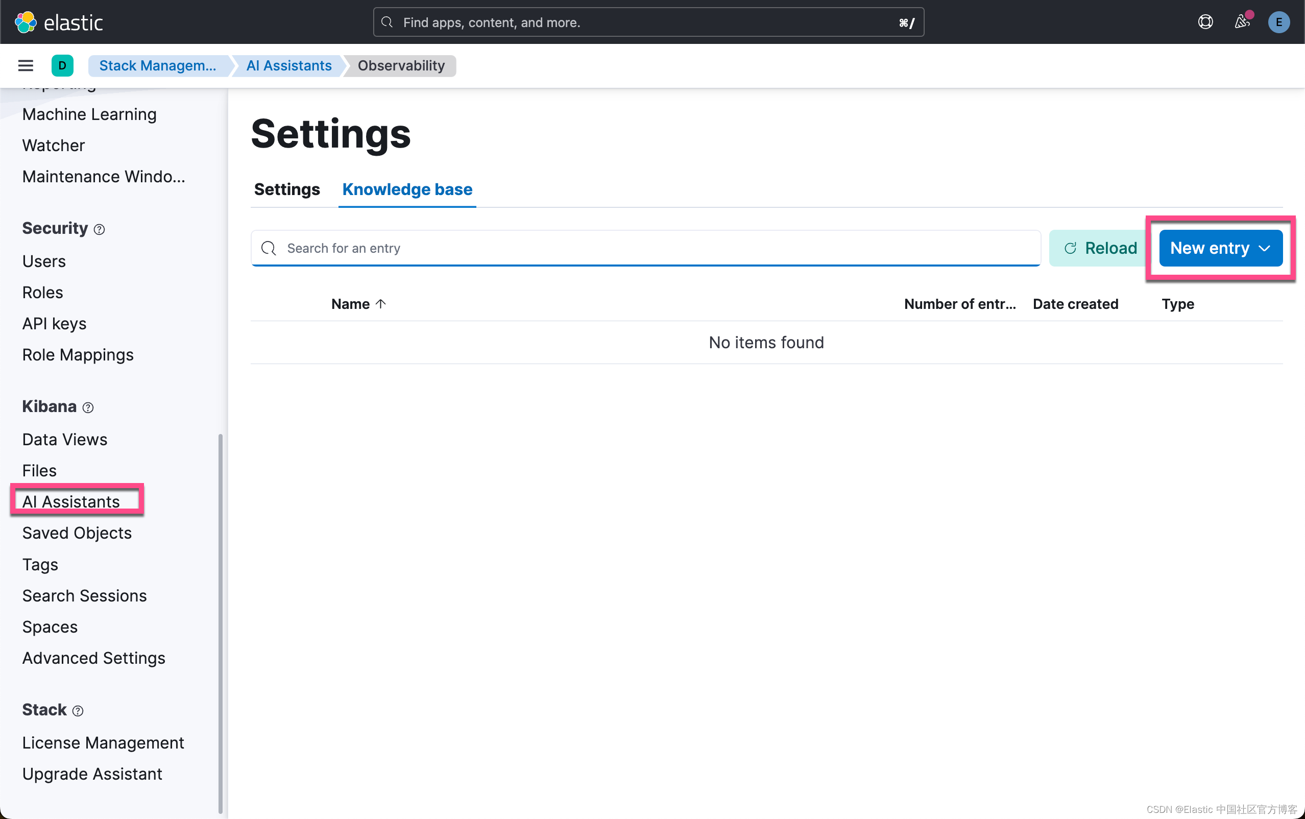 Elasticsearch：如何为 Elastic Stack 配置 AI Assistant_elastic stack observability-CSDN博客