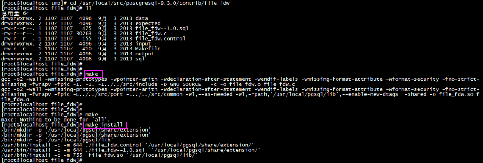 ERROR: could not open extension control file “/usr/local/pgsql/share ...