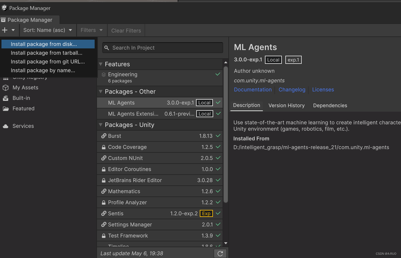 Unity 2023.2 或 更高版本_installing collected packages: tbb, intel-openmp, -CSDN博客