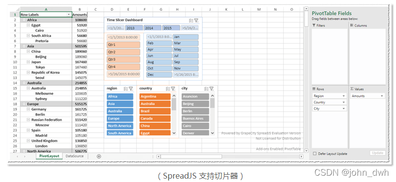在线Excel:SpreadJS 15.0 中文版-CSDN博客