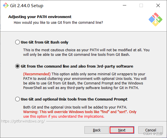 Windows安装git_git add-on to manage-CSDN博客