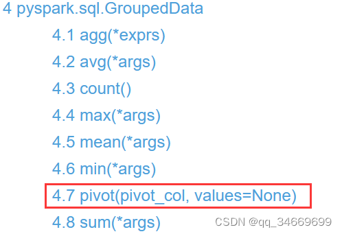 pyspark.sql两种行转列pivot和collect用法比较及concat_ws 组合使用_pyspark pivot-CSDN博客