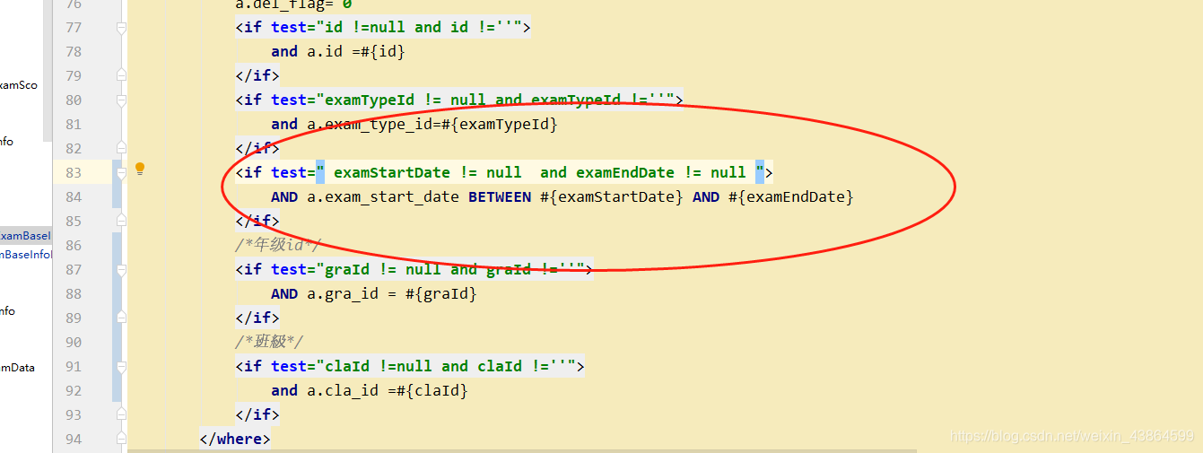 Error querying database. Cause: java.lang.IllegalArgumentException: invalid comparison: java ...