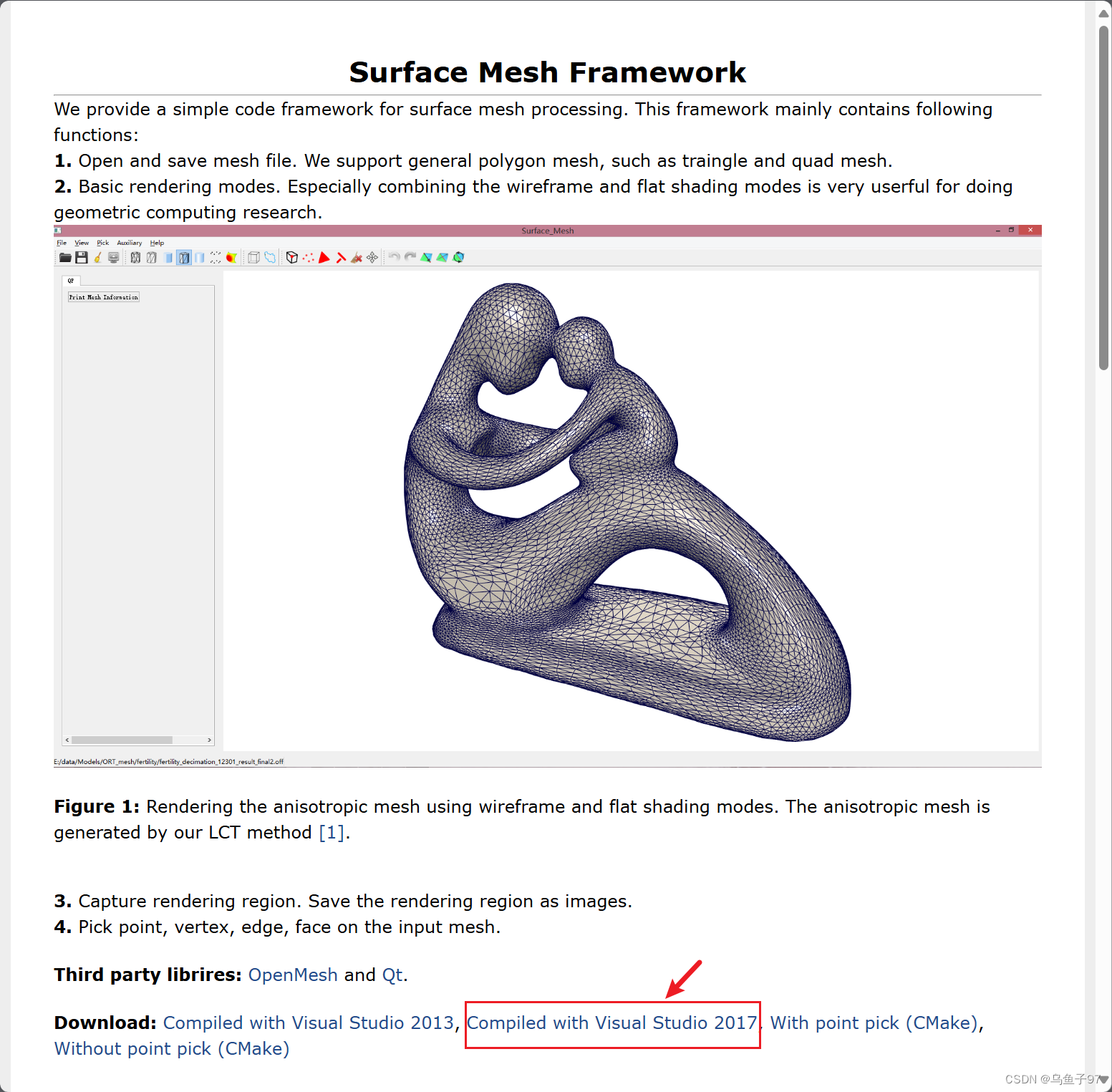 Surface Mesh Framework Win配置-CSDN博客