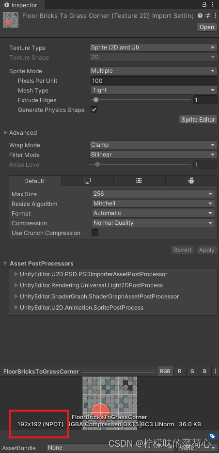 【unity2d：tilemap】创建并使用瓦片地图 Unity瓦片地图 Csdn博客