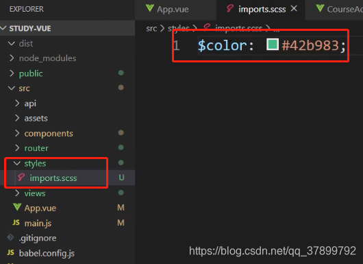 vue项目中，配置全局scss变量_.rule('scss')-CSDN博客
