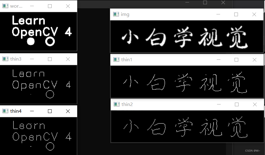 OpenCV 笔记_4_cv::ximgproc::thinning-CSDN博客