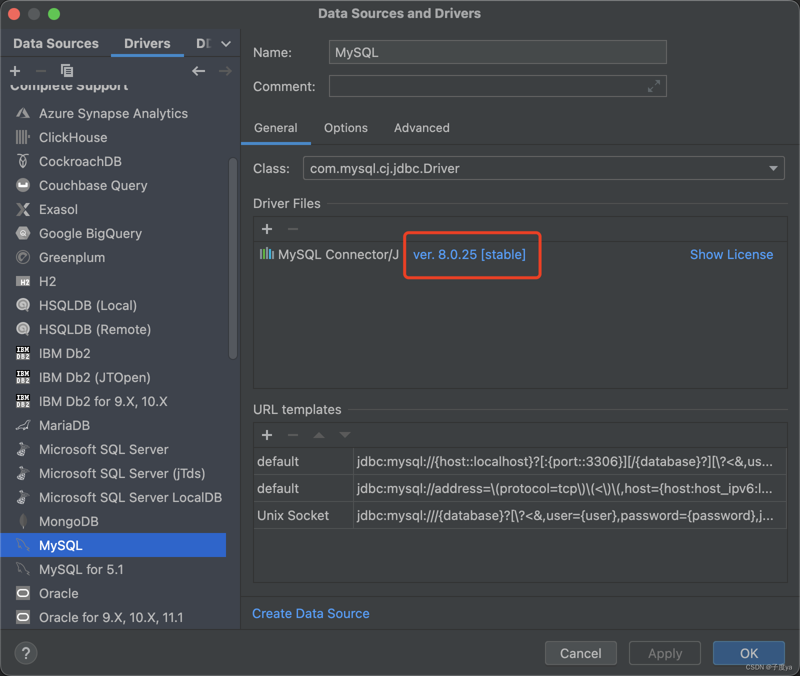 IDEA使用MySQL的jdbc驱动出现“java.lang.ClassNotFoundException: com.mysql.cj.jdbc.Driver”_idea mysql.cj ...