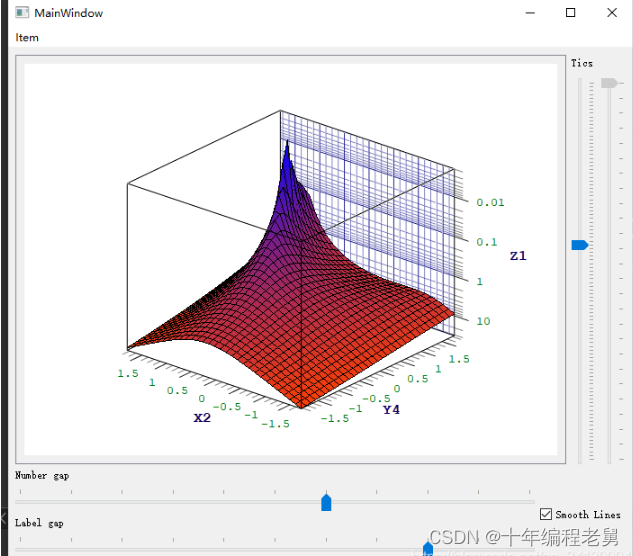 Qt使用qwtplot3d绘制3D曲面-CSDN博客