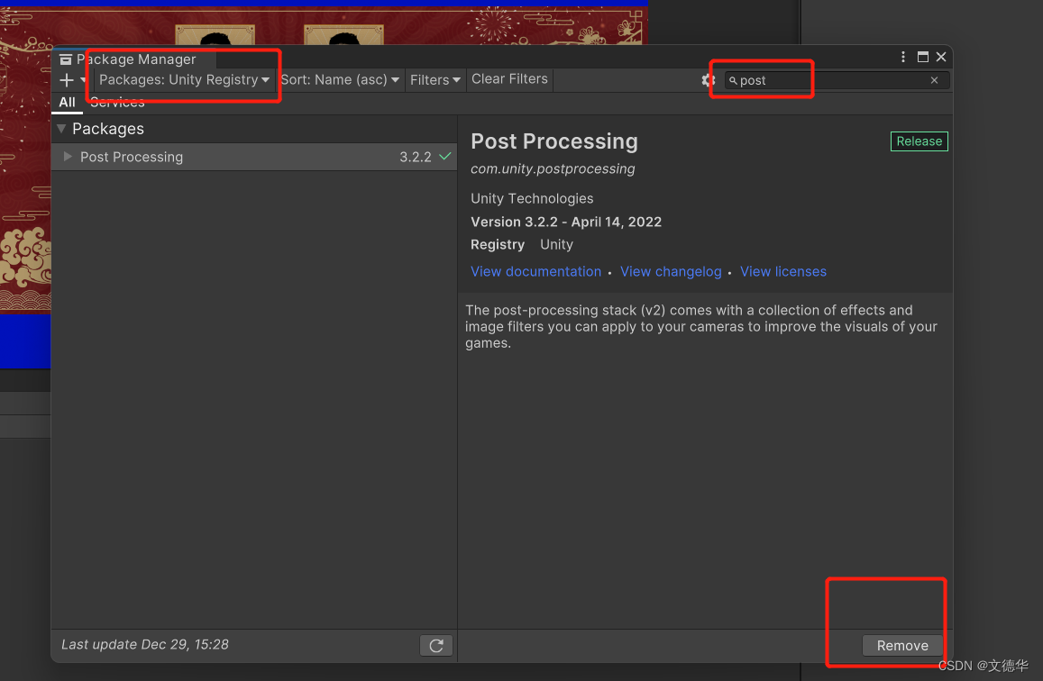 unity 后处理 Post-Processing_unity后处理插件-CSDN博客