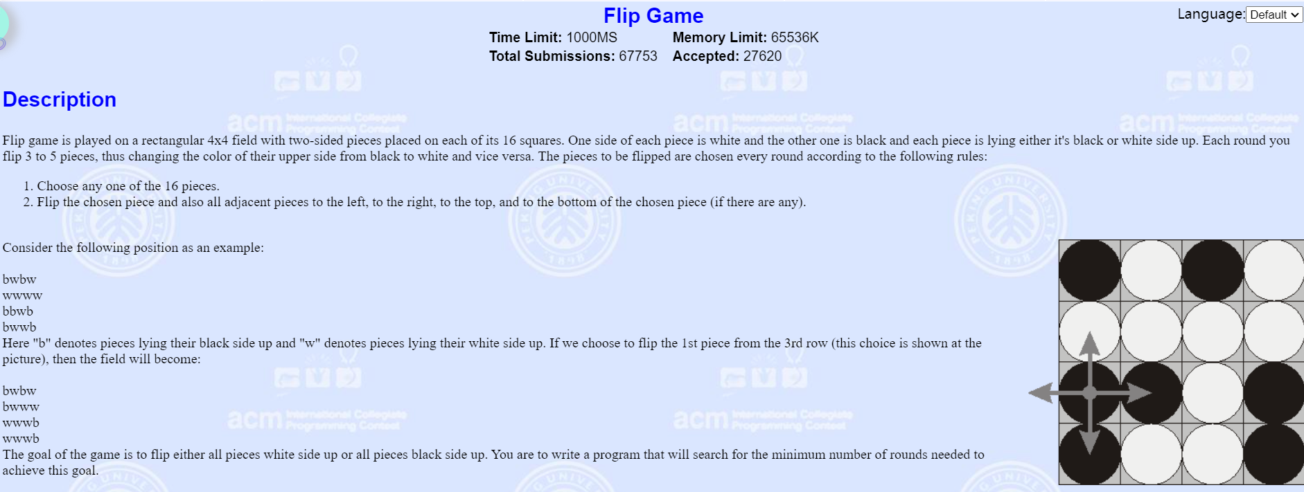 学习随笔——POJ题目1753：Flip Game解答-CSDN博客