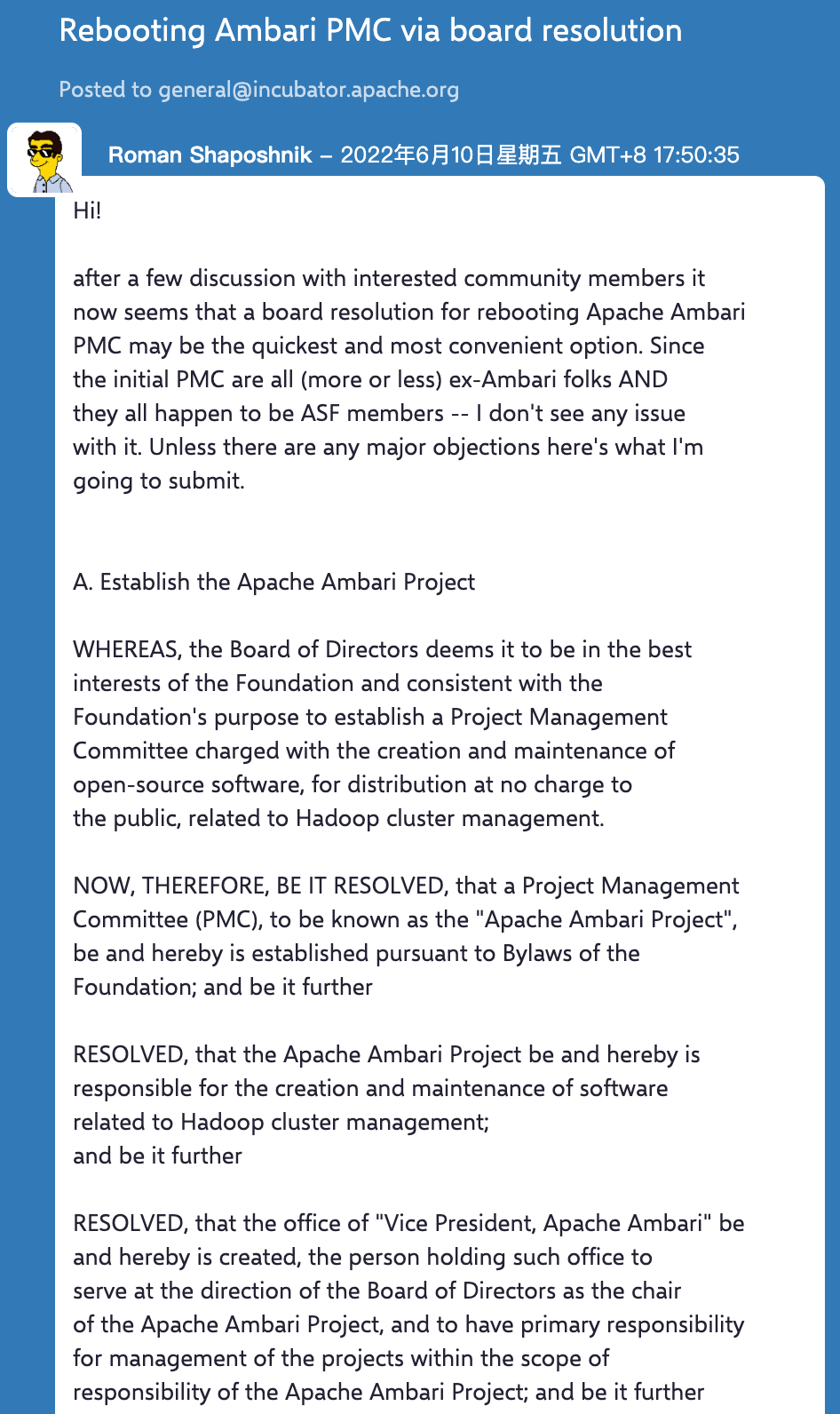 失去才懂珍惜？Apache Ambari 项目即将重启，再次进入 Apache 孵化器-CSDN博客