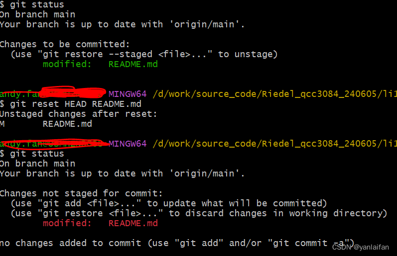Git仓库中文件的状态_git 文件状态-CSDN博客