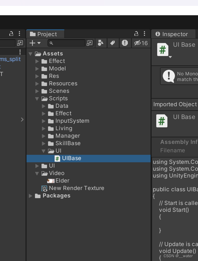 项目01《游戏-06-开发》Unity3D_rpg ui-CSDN博客