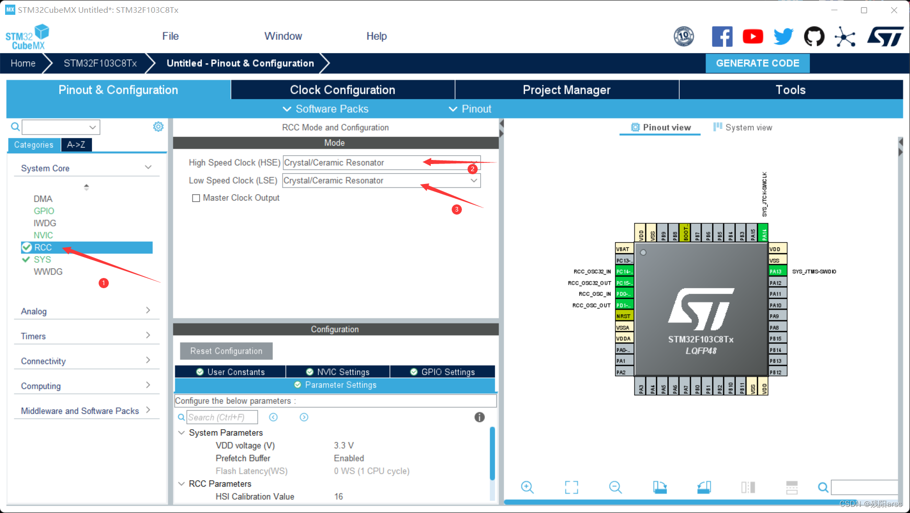 基于stm32f103的HAL库CAN通信控制3508电机开环转动，以及Cube软件如何配置。_stm32f103 hal can-CSDN博客