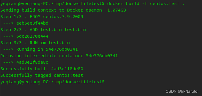 Dockerfile 笔记 RUN rm删除无用文件后 docker images看到的镜像大小没变化 体积太大 优化Dockerfile 不要滥用ADD 镜像大小原理_dockerfile ...