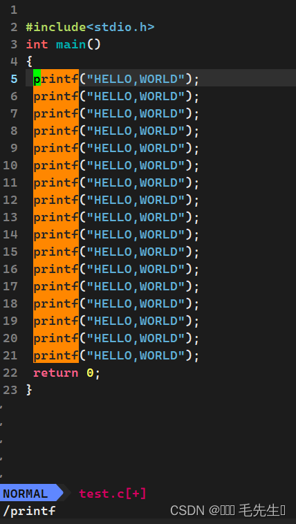vim的几种基本模式使用（linux）_linux中vim的一般模式-CSDN博客