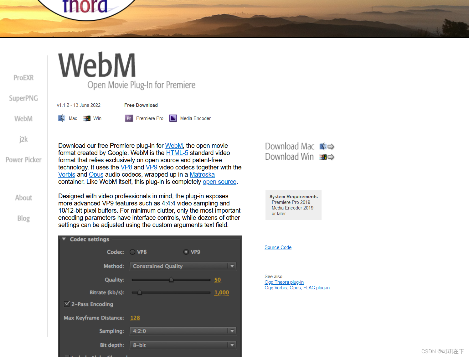 Adobe Premiere Pro 打开webm格式插件的下载使用||如何解决Pr不能导入webm格式的问题？_prwebm插件下载-CSDN博客