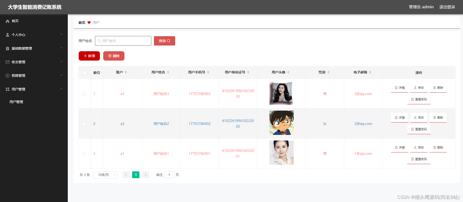 基于springbootvue的大学生智能消费记账系统基于springbootvue的个人记账系统 Csdn博客